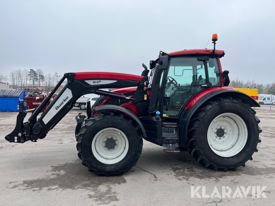 Traktor med lastare Valtra N174, Kinda, Klaravik auktioner
