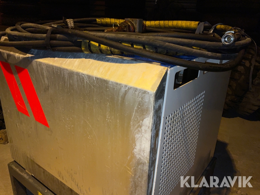 Hydraulaggregat med gripskopa Mora Mobillyft RH6A, Hagfors,