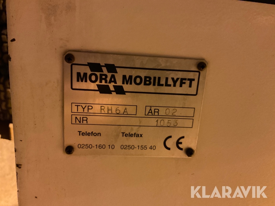 Hydraulaggregat med gripskopa Mora Mobillyft RH6A, Hagfors,
