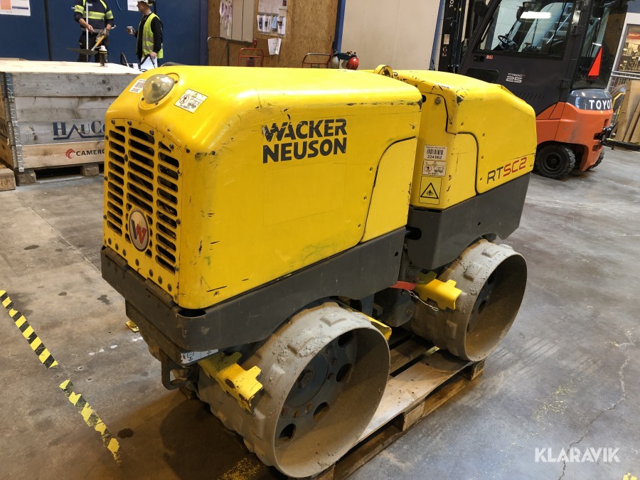 Klaravik Auktioner | Radiostyrd vält Wacker Neuson RT SC2 -12