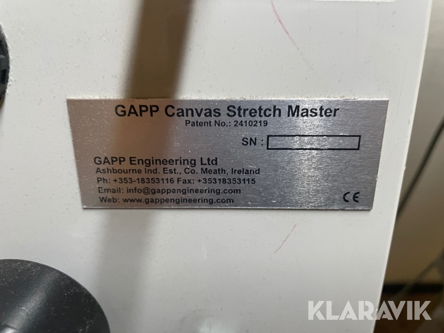 Canvassträckare Canvas stretch master, Örebro, Klaravik au