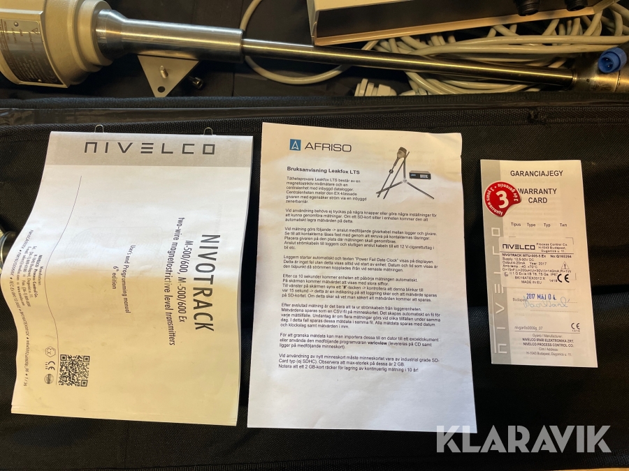 Täthetsprovare Nivotrack 505-5