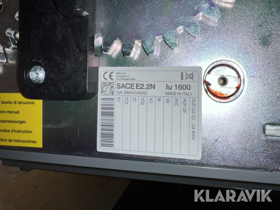 Effektbrytare ABB SACE Ekip Touch LSI E2.2N, Södertälje, Kla