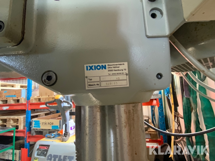 Borr/ gängmaskin Ixion BS 40, Simrishamn, Klaravik auktioner