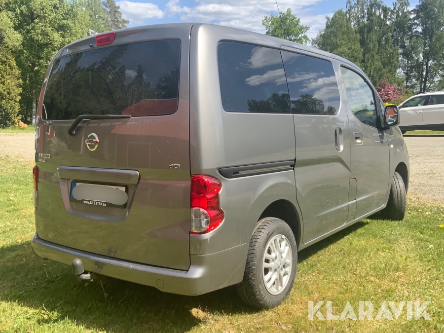 Minibuss Nissan NV200, Värnamo, Klaravik auktioner