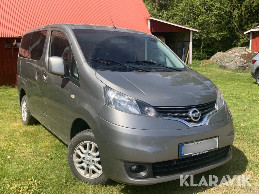 Minibuss Nissan NV200, Värnamo, Klaravik auktioner