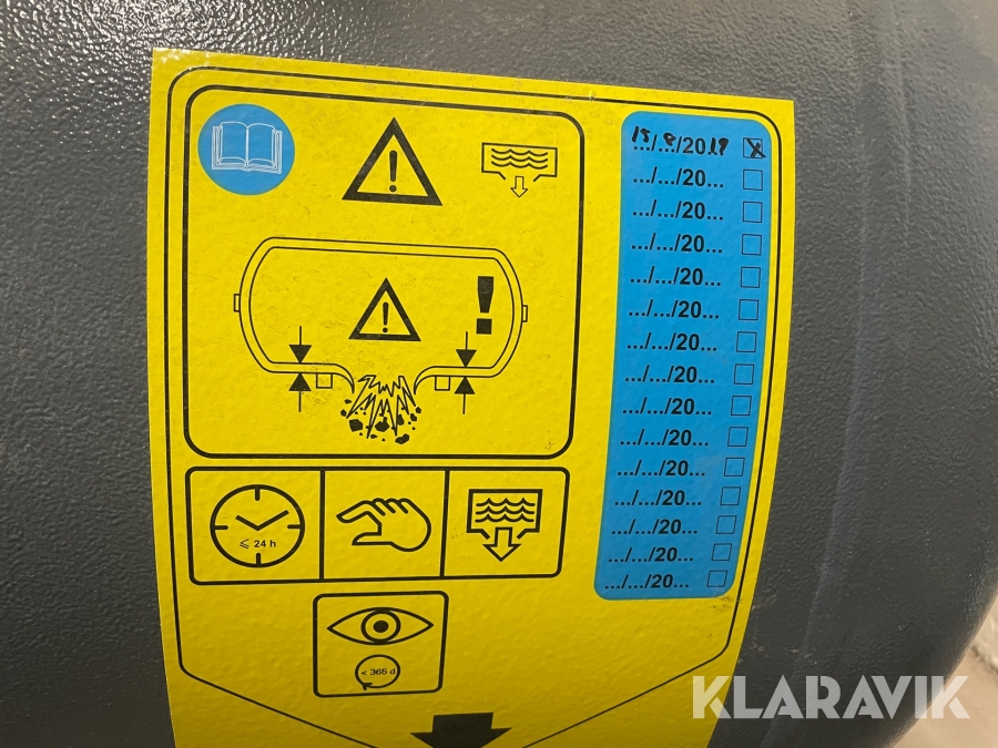 Skruvkompressor Atlas Copco G7FF 7.5 +N/50 Tank G7-G15, Öst