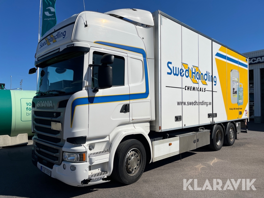 Skåpbil Scania R490, Norrköping, Klaravik auktioner
