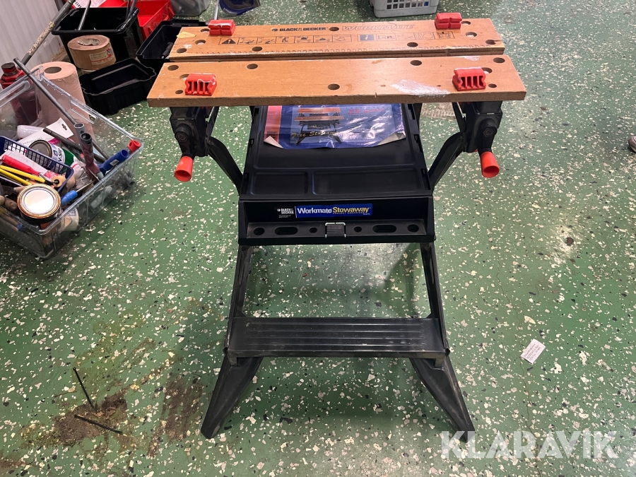 Arbetsbord Black & Decker Workmate Stowaway, Nacka, Klaravik