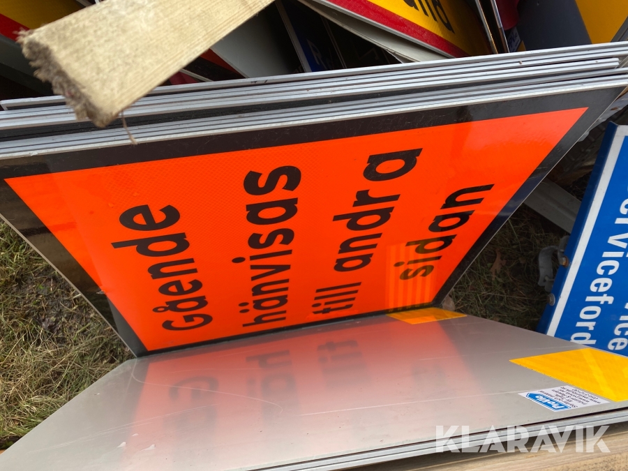 Skyltmaterial, Gävle, Klaravik auktioner