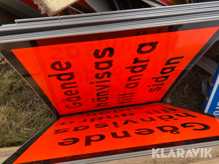Skyltmaterial, Gävle, Klaravik auktioner