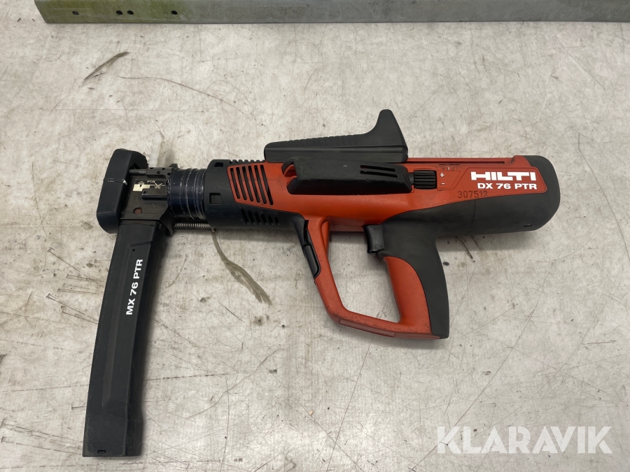 Bultpistol Hilti DX 76 PTR, Svalöv, Klaravik auktioner