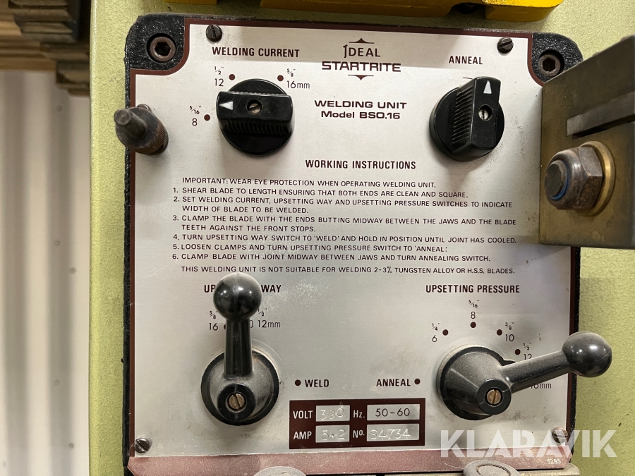 Bandsåg Startrite 20 RWS, Botkyrka, Klaravik auktioner