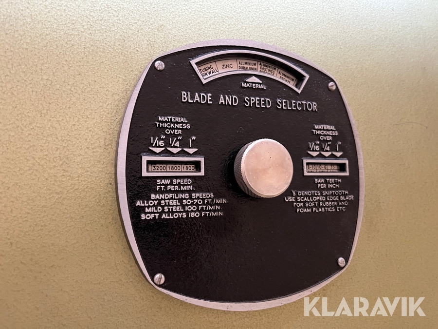 Bandsåg Startrite 20 RWS, Botkyrka, Klaravik auktioner