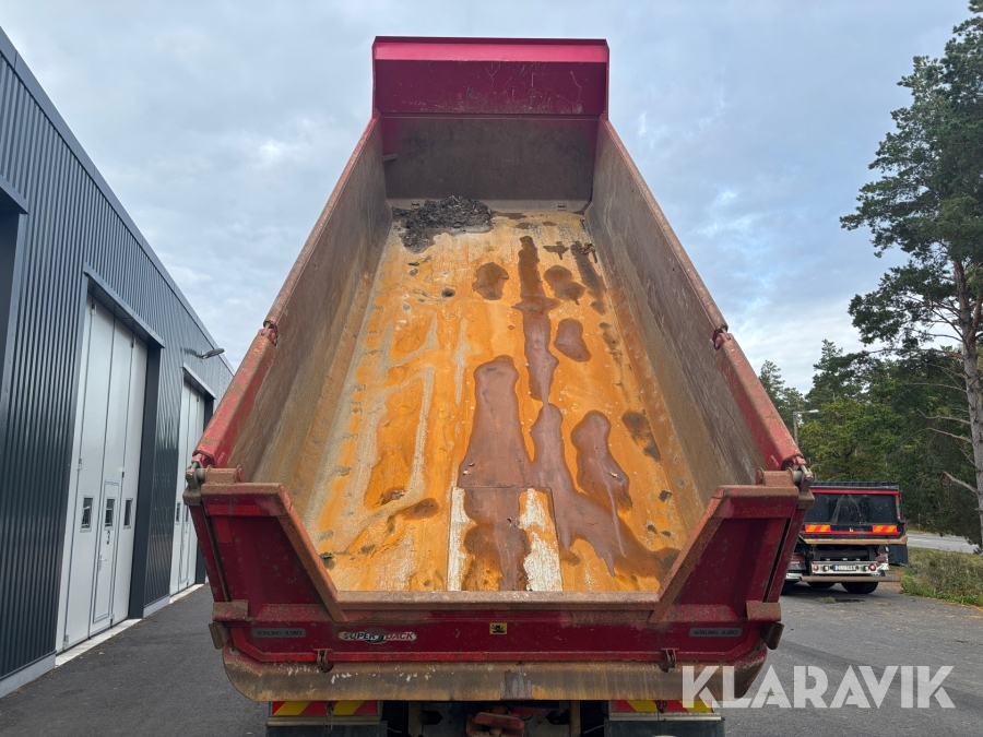 Lastbil Scania R580 8X4, Oskarshamn, Klaravik auktioner