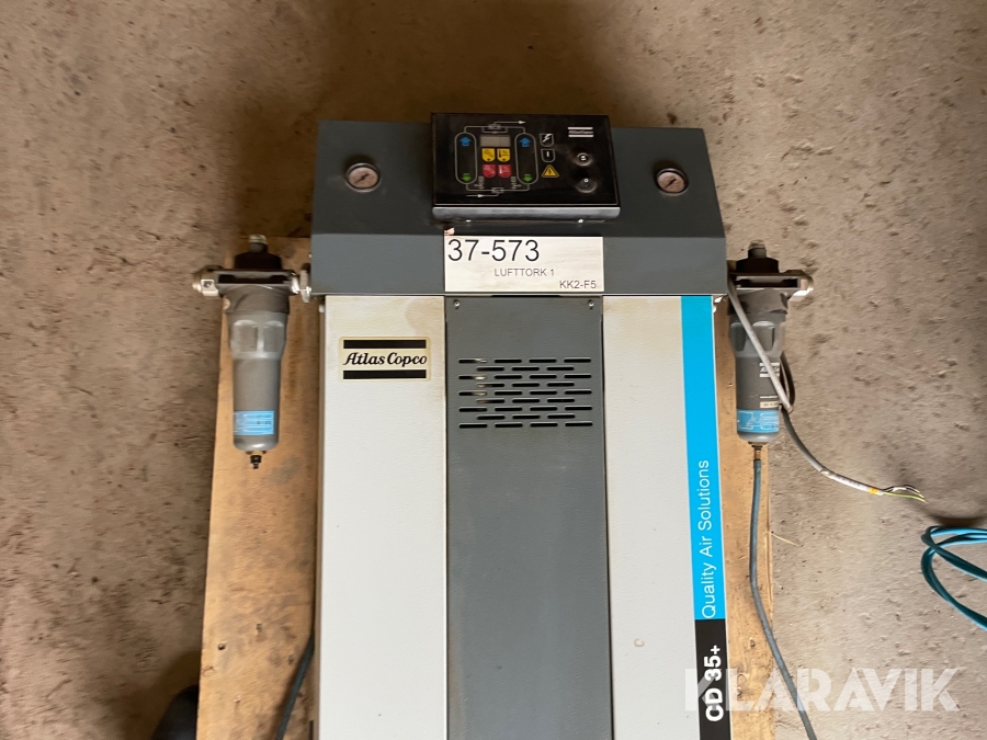 Skruvkompressor Atlas Copco GA22+FF, Kristinehamn, Klaravik