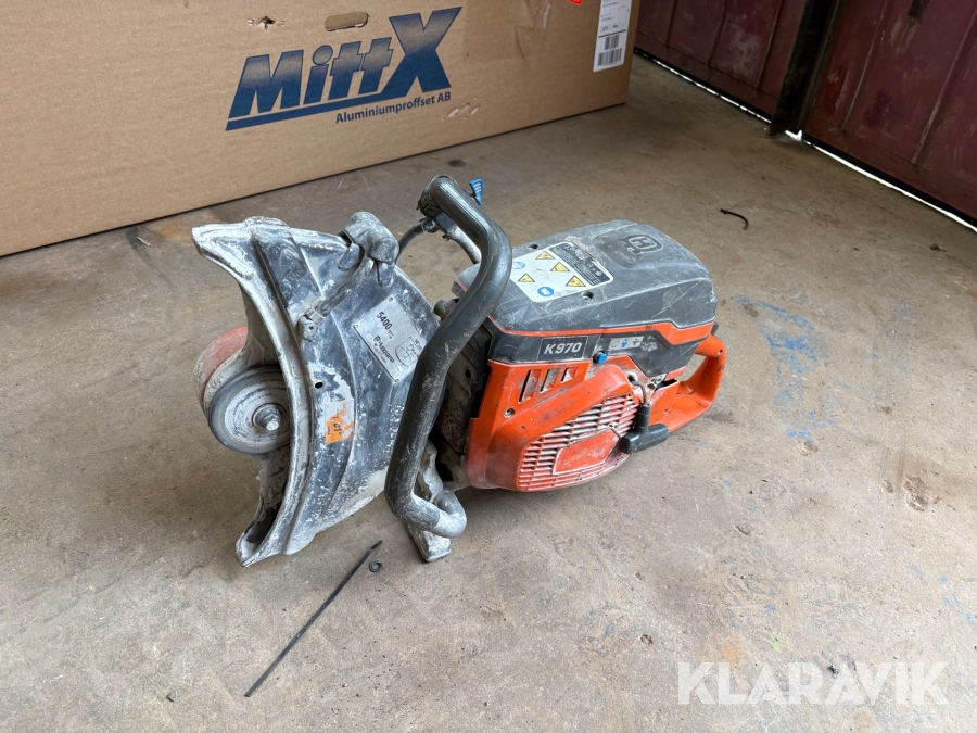 Motorkap Husqvarna K970, Östhammar, Klaravik auktioner