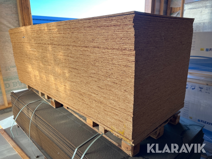 Osb skivor - 2500x897x11mm , Gävle, Klaravik auktioner