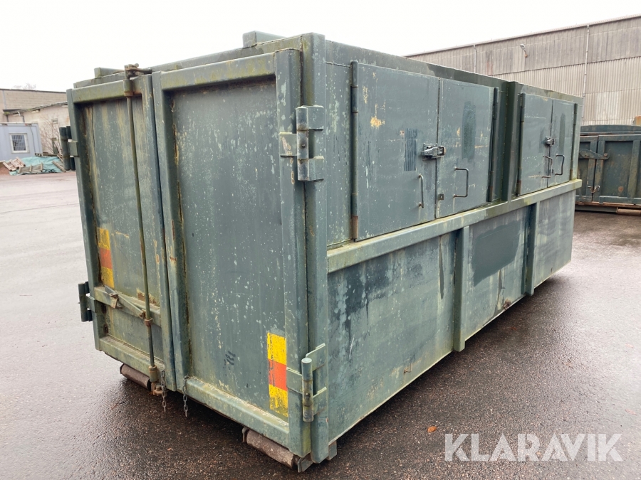 Klaravik Auktioner | Liten lastväxlar container 12 Kubik