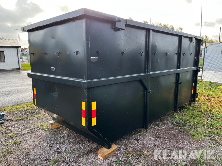 Liftdumpercontainer 16m3, Tidaholm, Klaravik auktioner