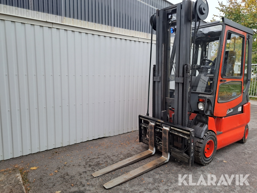 Motviktstruck Linde E30-600-02, Kumla, Klaravik auktioner