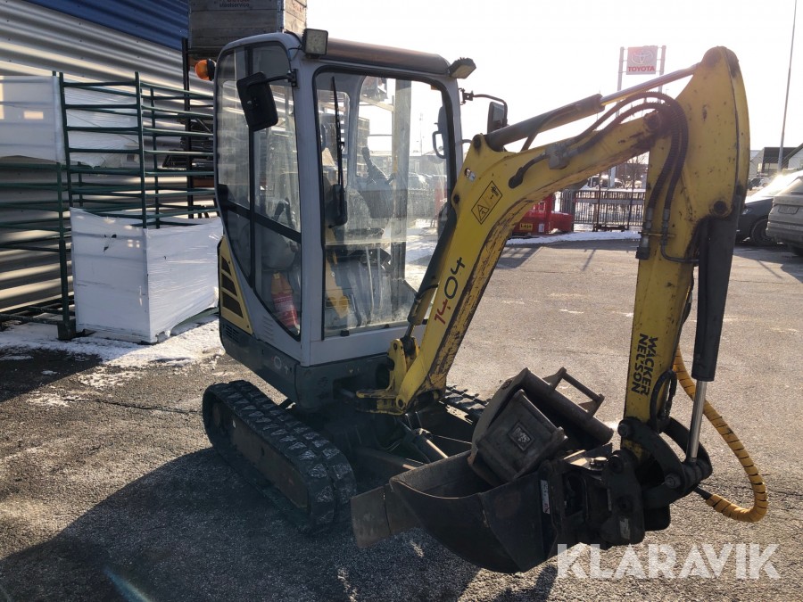 Grävmaskin Wacker Neuson 1404 RD med redskap