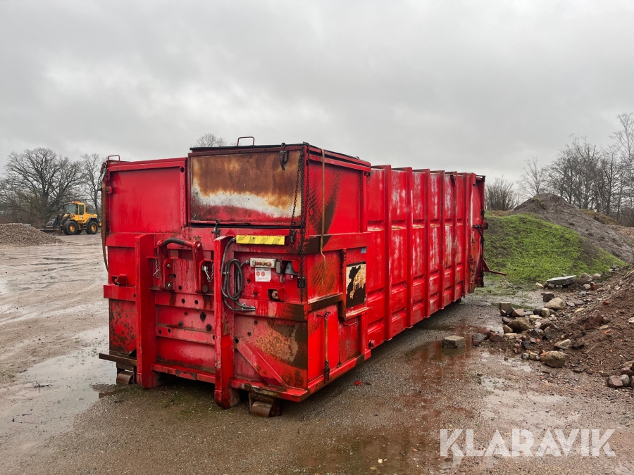 Komprimator container 2-facks Scanpac Duo SVC, Torsås, Klara