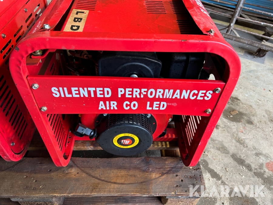 Diesel generator LBD 4500, Båstad, Klaravik auktioner