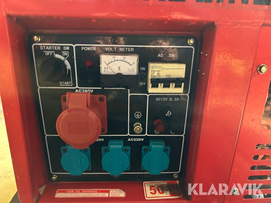Diesel generator LBD 4500, Båstad, Klaravik auktioner