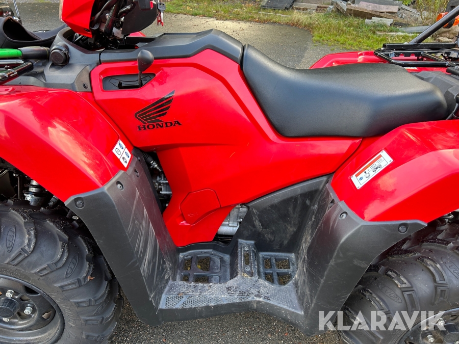 4-hjuling Honda TRX 500 4x4, Lerum, Klaravik auktioner