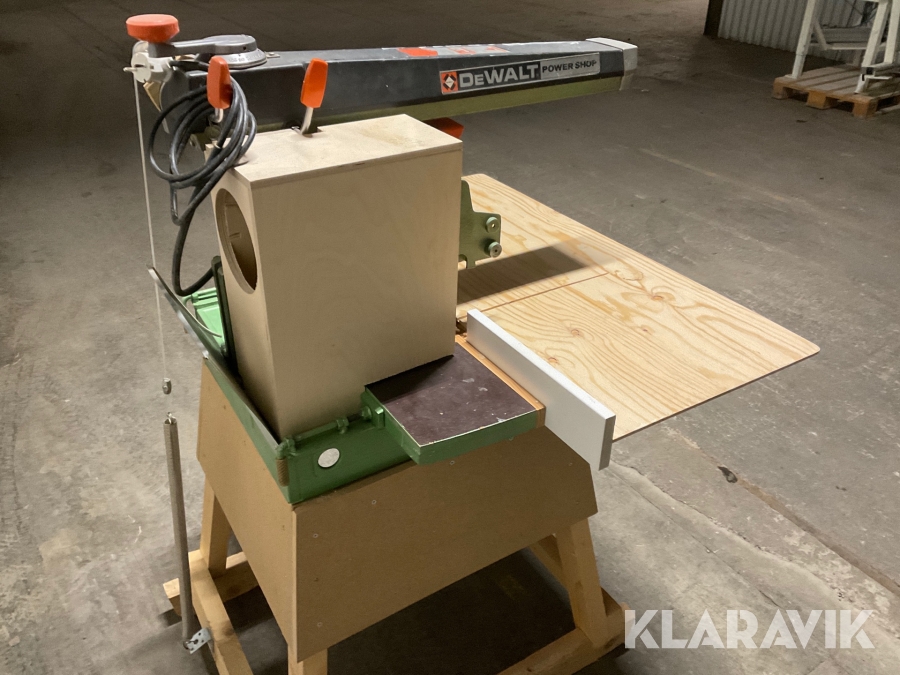 Radialsåg Dewalt DW 125 Powershop, Uppsala, Klaravik auktion