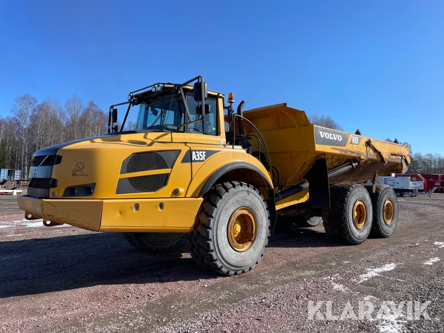Dumper Volvo A35F, Karlstad, Klaravik auktioner