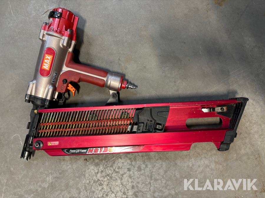 Spikpistol tryckluft med spik Max HS130, Örebro, Klaravik au