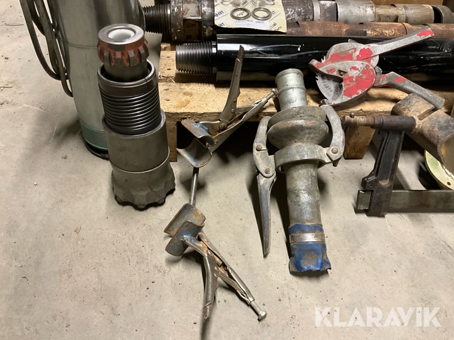 Diverse redskap brunnsborrning, Umeå, Klaravik auktioner