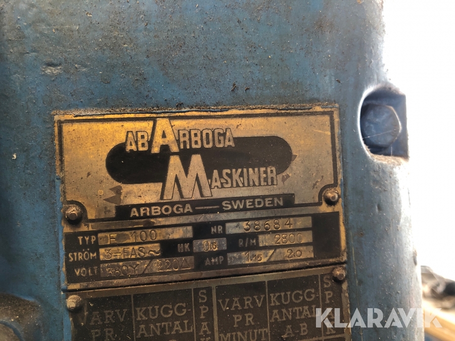 Klaravik Auktioner | Pelarborrmaskin Arboga E 100