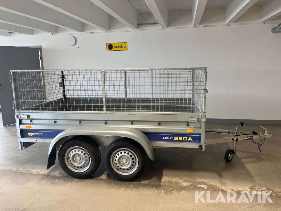 Personbilssläp Vesta Trailers Light 25DA, Stockholm, Klaravi