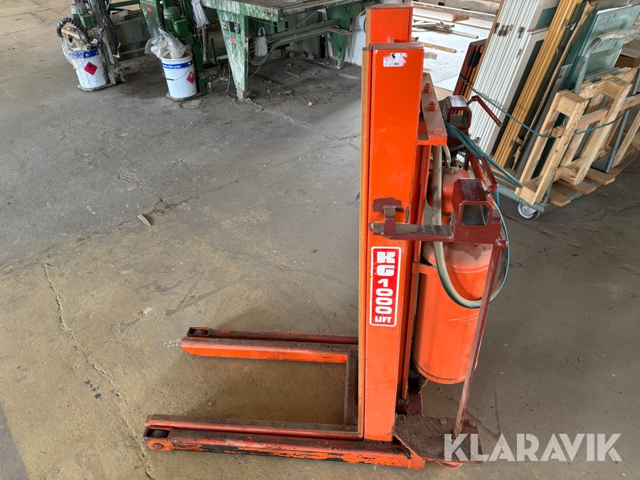 Pneumatisk pallyft LEM, Orsa, Klaravik auktioner