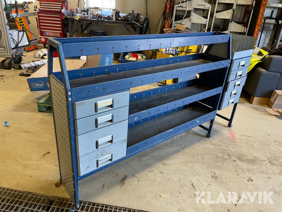 Verktygsinredning Modul system, Kungälv, Klaravik auktioner