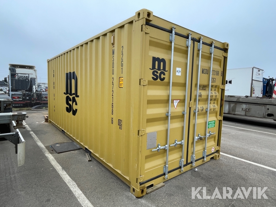 20-fot Eco-Container MSC CX20-2052/TFM, Halmstad, Klaravik a