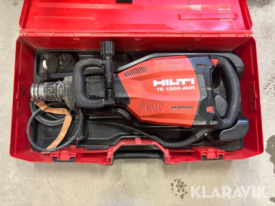 Bilmaskin Hilti TE 1000 AVR , Stockholm, Klaravik auktioner