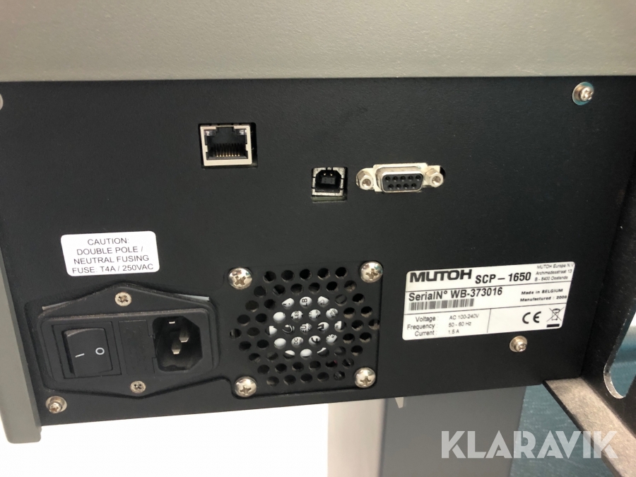 Klaravik Auktioner | Skärplotter Mutoh SCP-1650