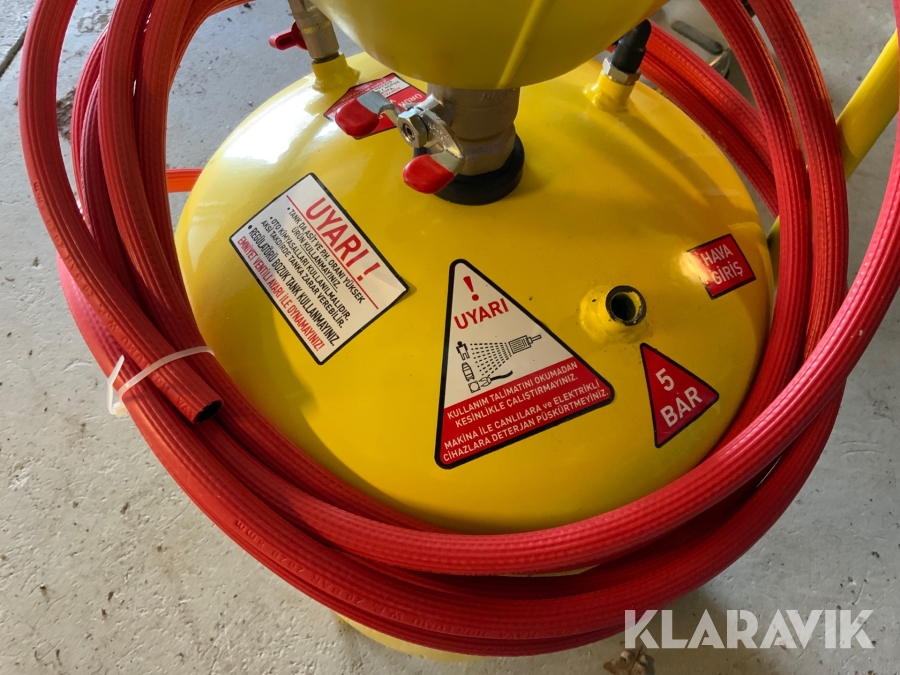 Tryckspruta Tahawash, Karlskoga, Klaravik auktioner