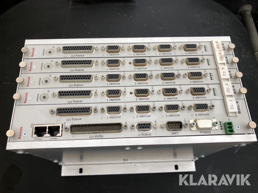 Klaravik Auktioner | Servo - kontroller Rexroth VT-MAC8-10/S5-AM4-3AX4