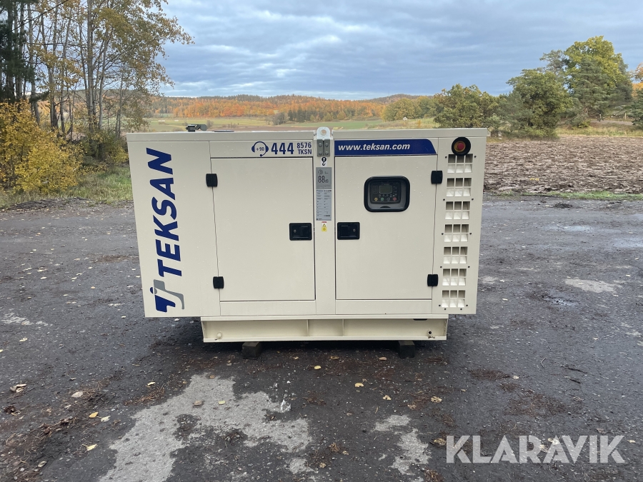 Generator Teksan TJ33PE5C, Söderköping, Klaravik auktioner