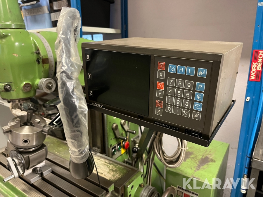 Fräs Macmon M100, Hässleholm, Klaravik auktioner