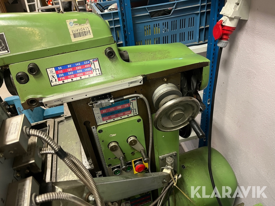 Fräs Macmon M100, Hässleholm, Klaravik auktioner