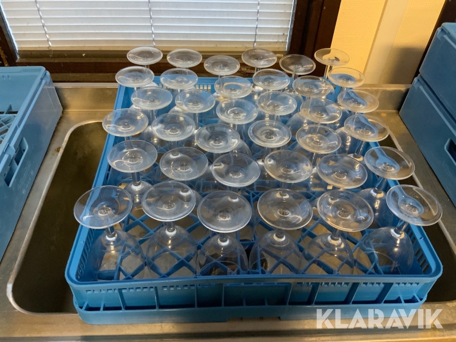 Dricksglas i blandade modeller, Mörbylånga, Klaravik auktion