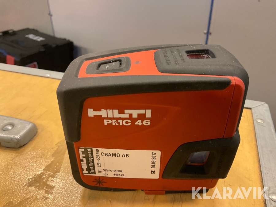 Linje & Punktlaser Hilti PMC 46, Jönköping, Klaravik auktion