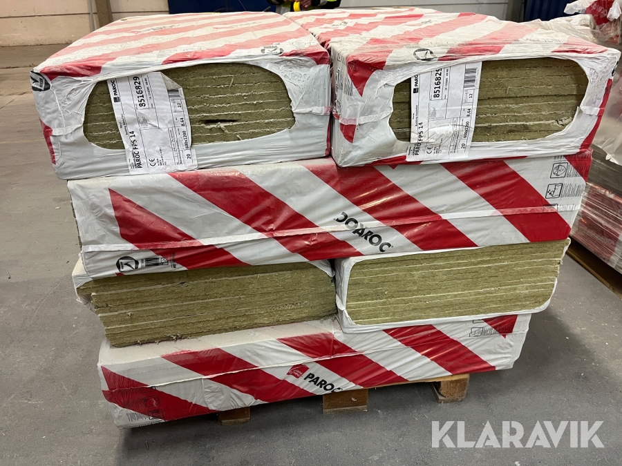 Isolering Paroc 600x1200 20mm, Nässjö, Klaravik auktioner