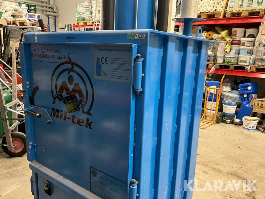 Balpress Mil Tek BP 305, Gällivare, Klaravik auktioner